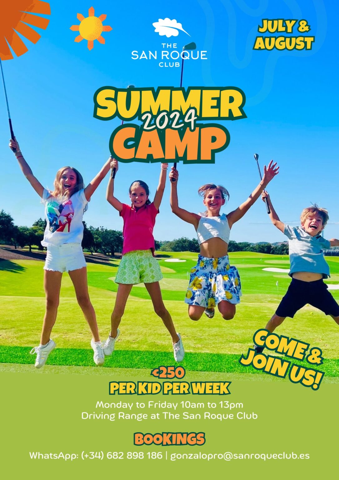 CAMPAMENTO DE VERANO JOVEN 2024 - The San Roque Club